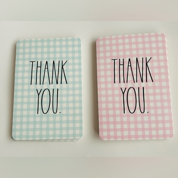 Rae Dunn | Office | New Rae Dunn Thank You Note Cards Set Of 2 Cards 13 ...